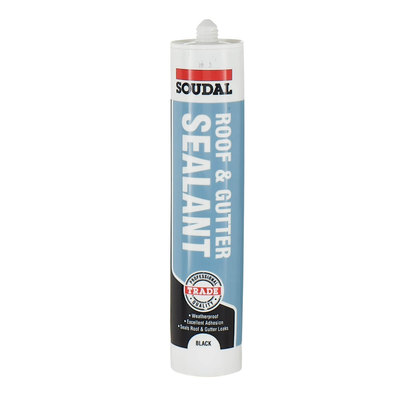 Soudal Roof and Gutter Sealant - 290ml - Black | IronmongeryDirect ...