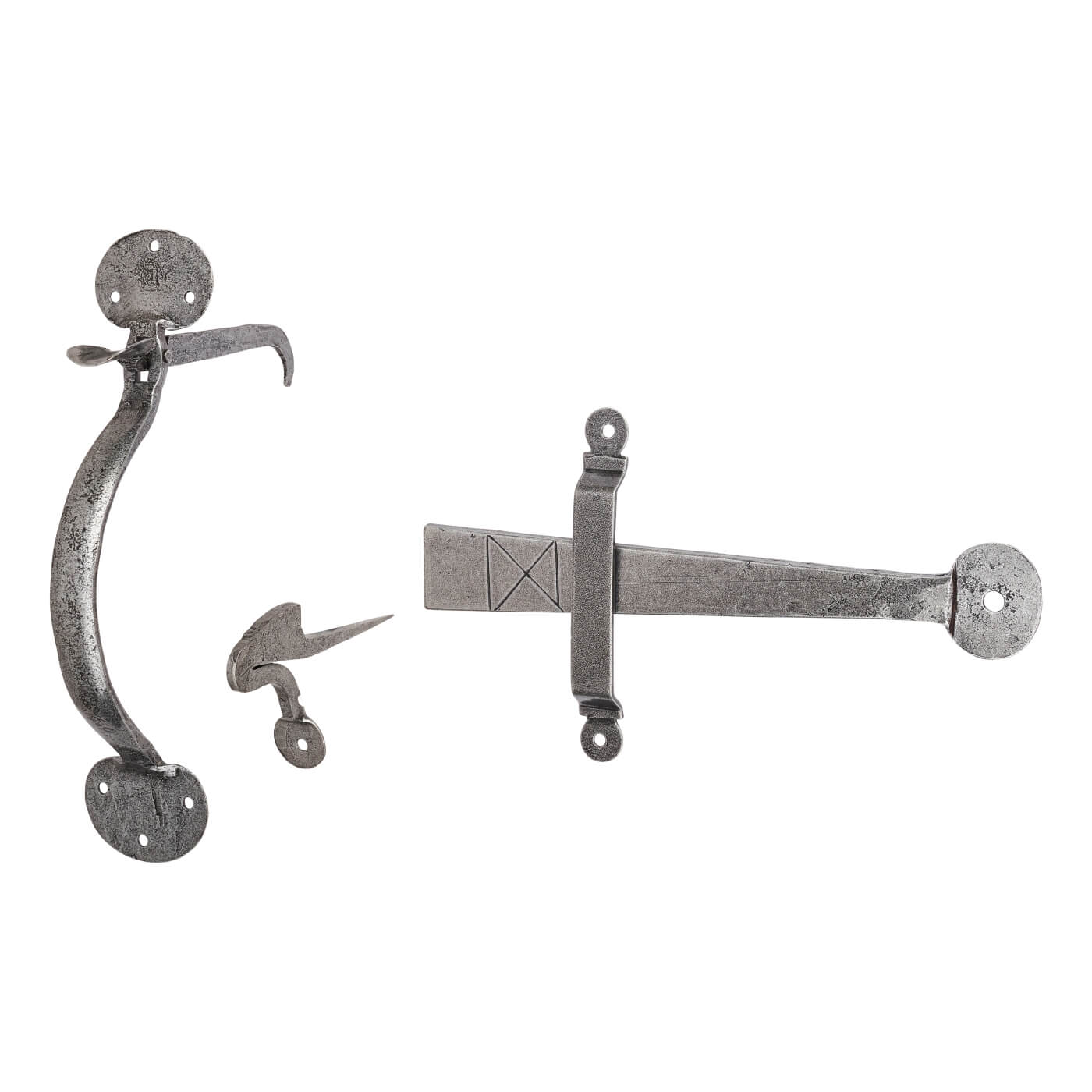 Olde Forge T Hinge - 457 x 127mm - Pewter | IronmongeryDirect | Same ...