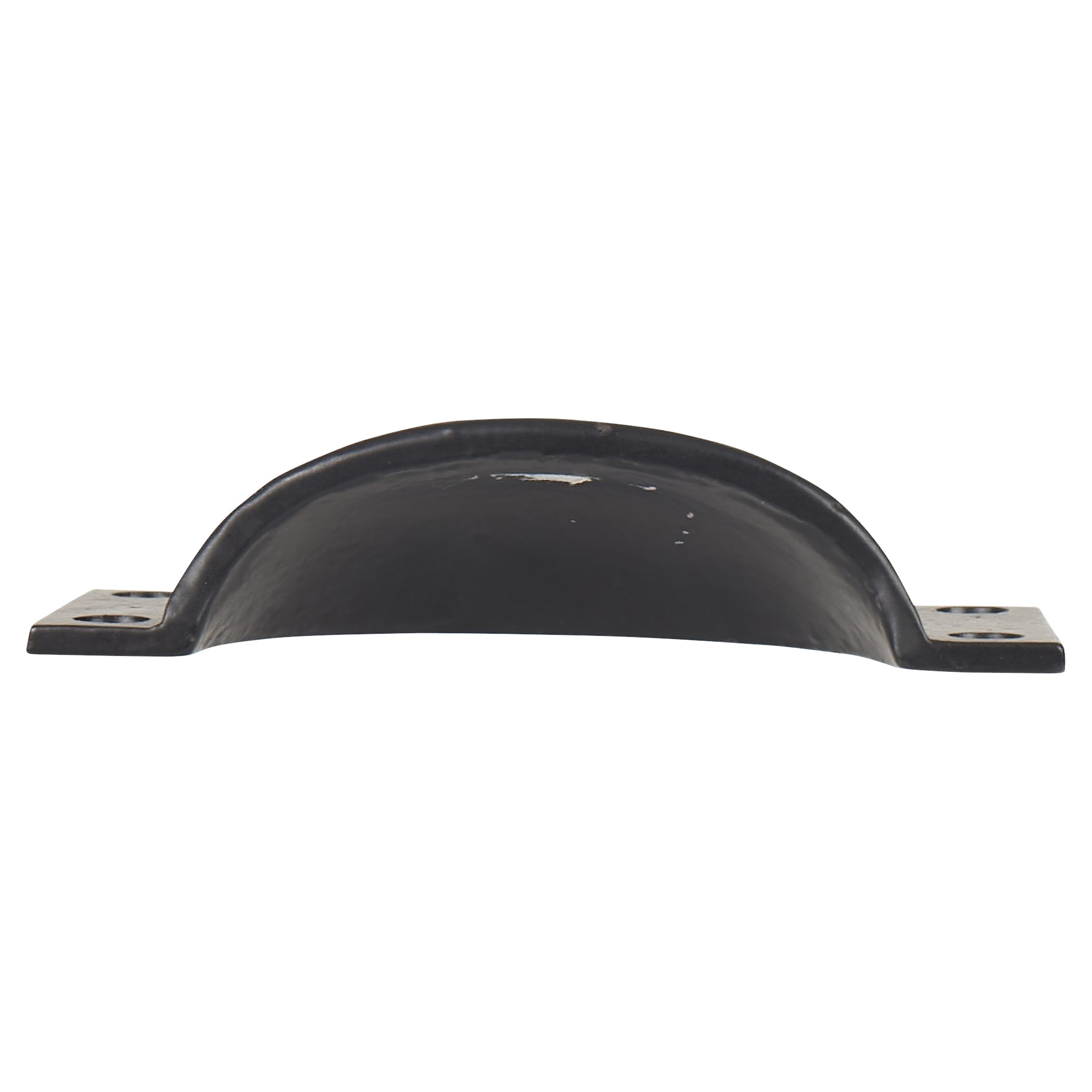 Olde Forge Square Cup Handle - 84mm Centres - Pewter Effect ...