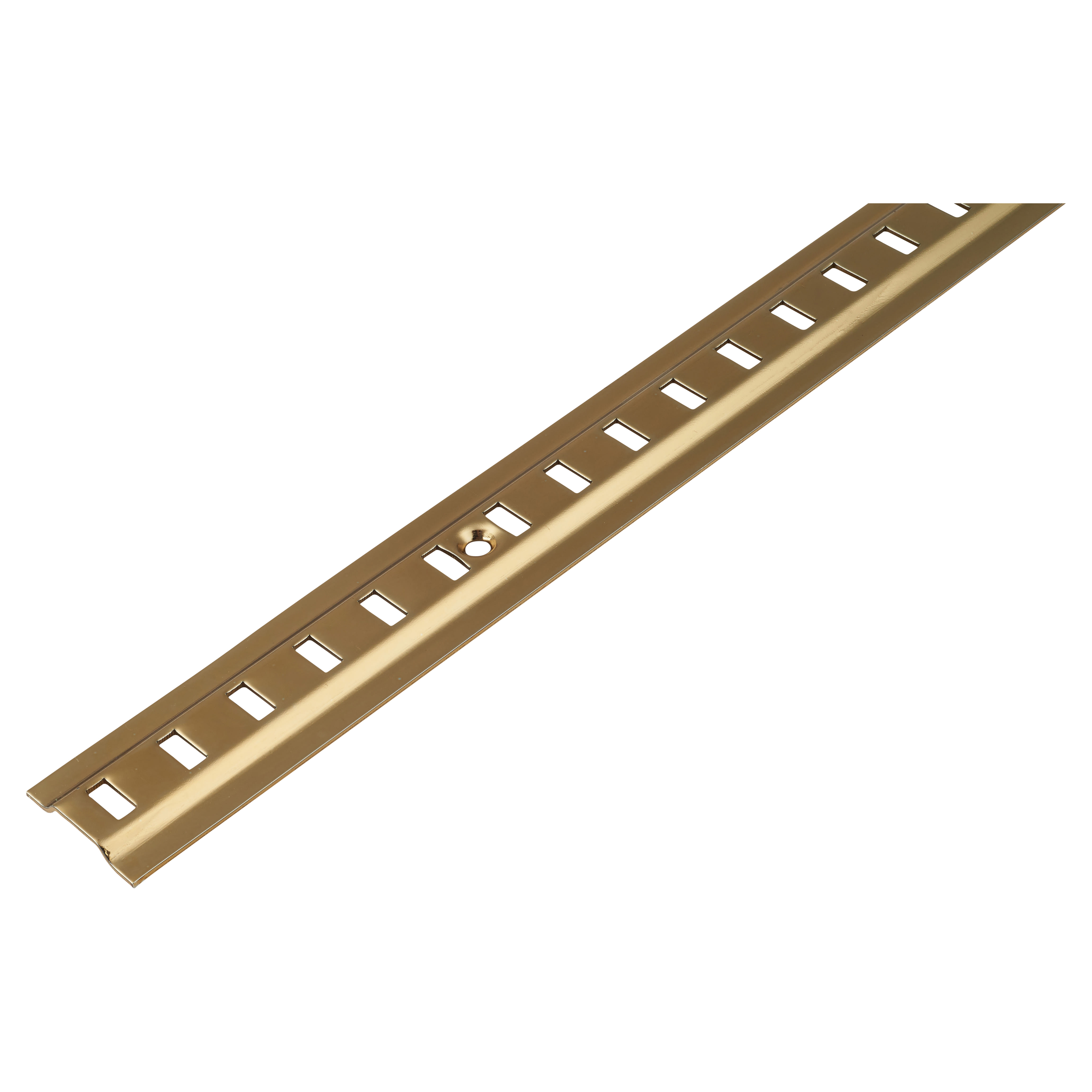 Altro Raised Bookcase Strip - 1829 x 24mm - Electro Brass Plated ...