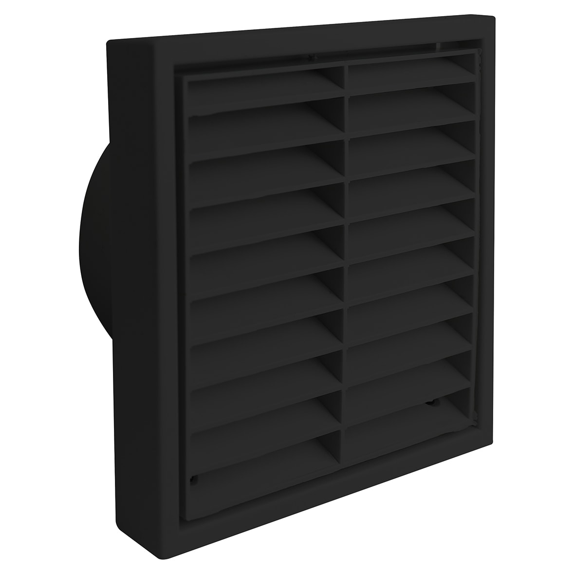 Manrose Gravity Wall Grille - 4"/100mm - Black | IronmongeryDirect ...