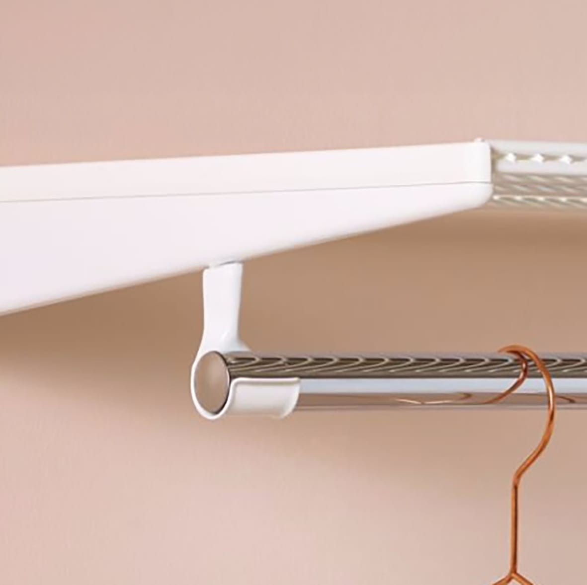 elfa Top Track System - Click In Clothes Hanging Rail - 1245 x 25mm ...