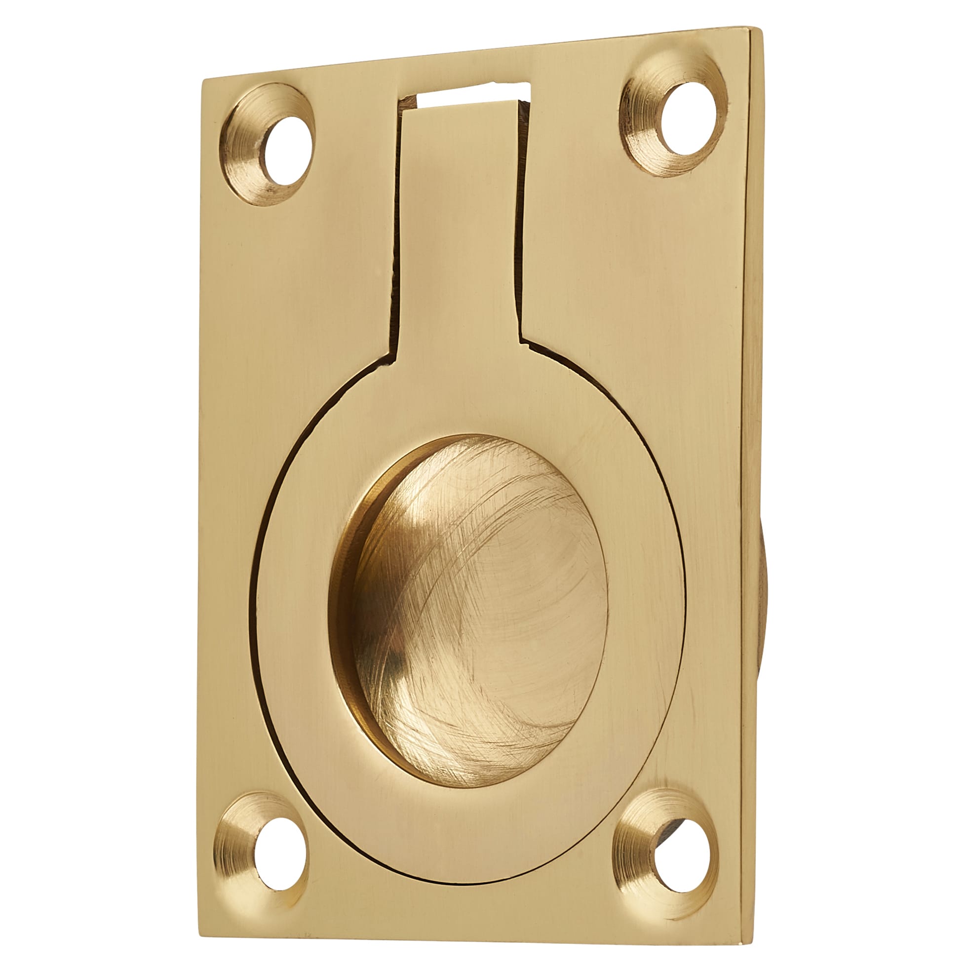 Altro Squash Court Flush Handle - 87 x 87 x 19mm - Polished Brass ...