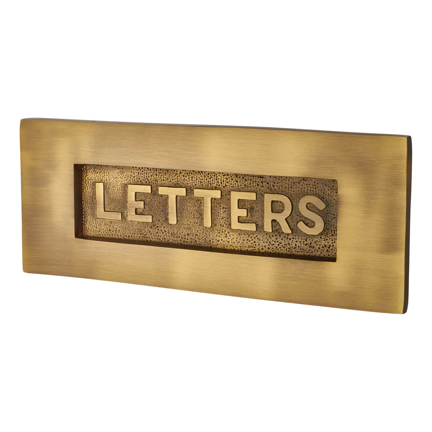 Heritage Brass by M Marcus Embossed Letter Plate - 254 x 102mm ...