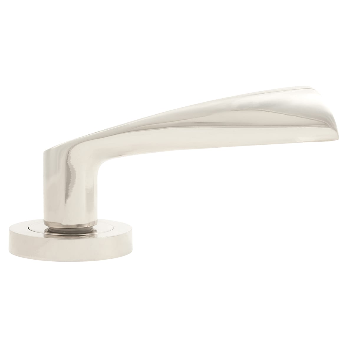 Touchpoint Ariel Lever Door Handle on Rose - Polished Nickel ...