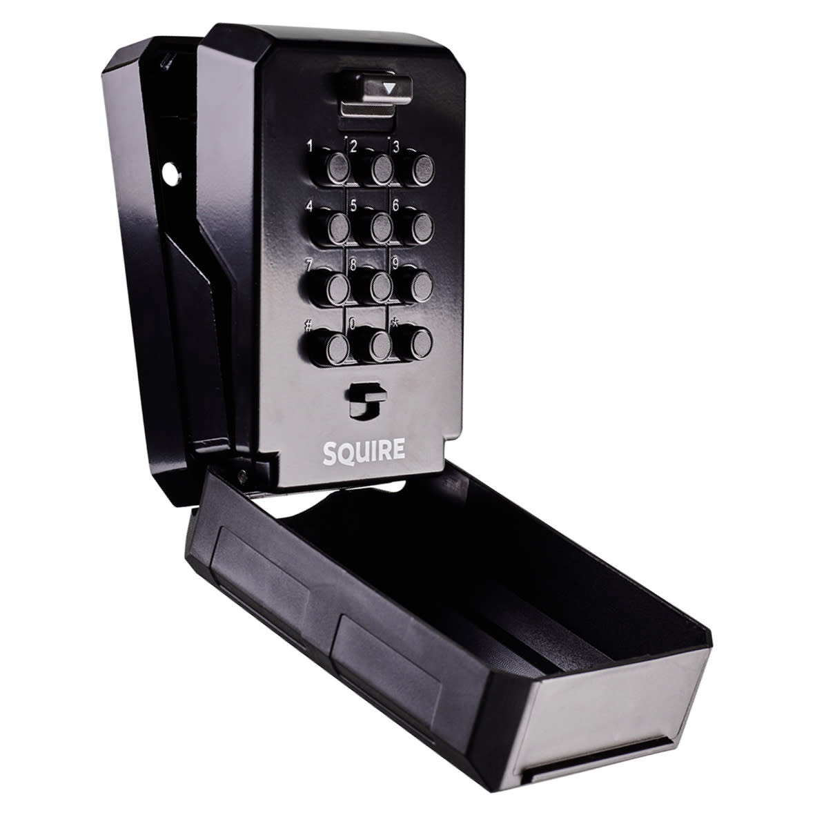 Squire Key Keep 2 Push Button Key Safe 78 X 121 X 57mm Black squire-key-keep-2-push-button-key-safe-78-x-121-x-57mm-black