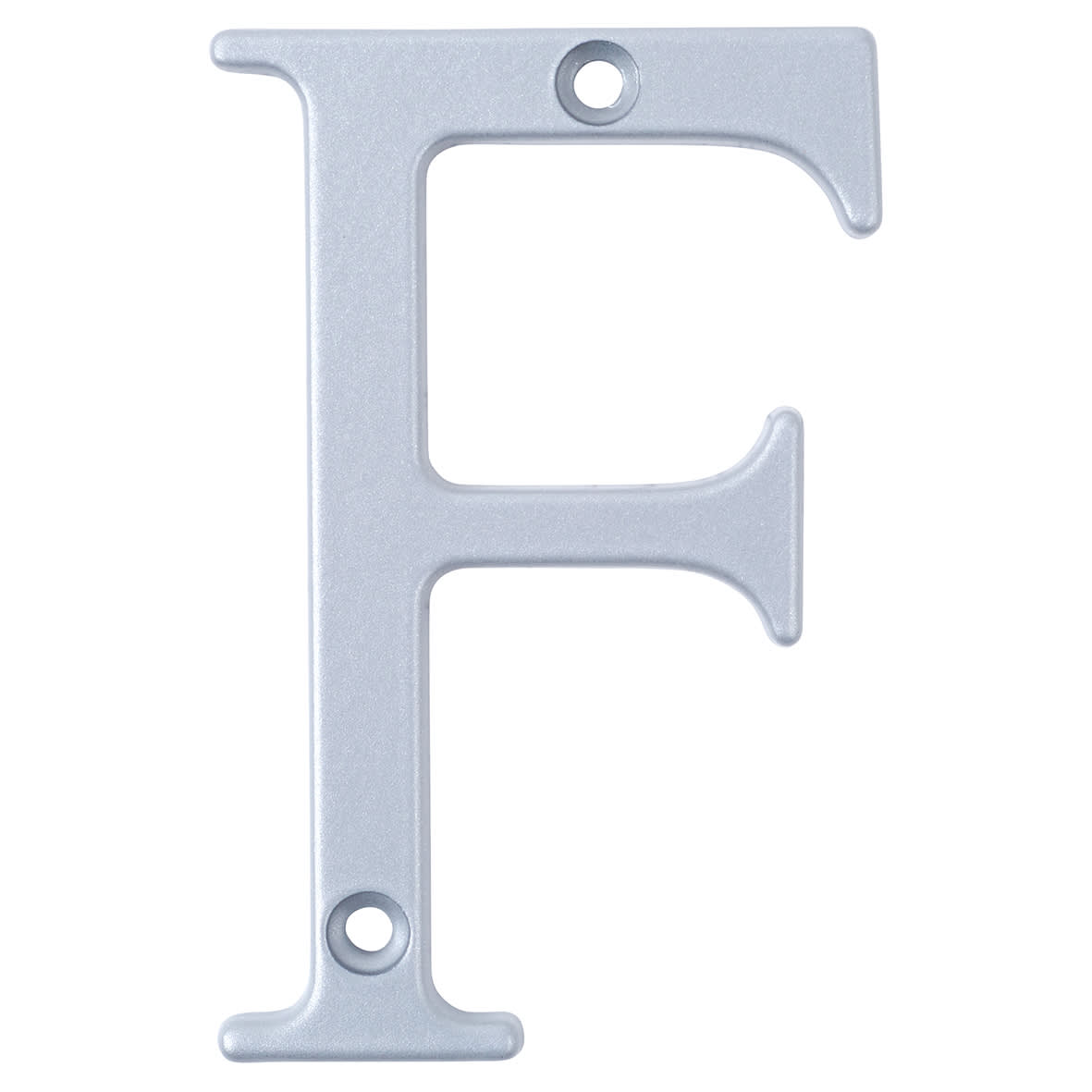 76mm Letter - F - Premium Satin Silver | IronmongeryDirect | Same Day ...