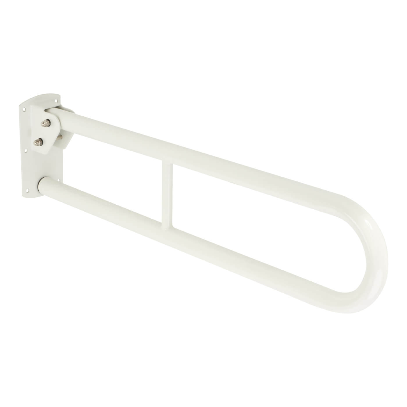 Nymas Hinged Support Rail - 800mm - Stainless Steel - White Powder ...