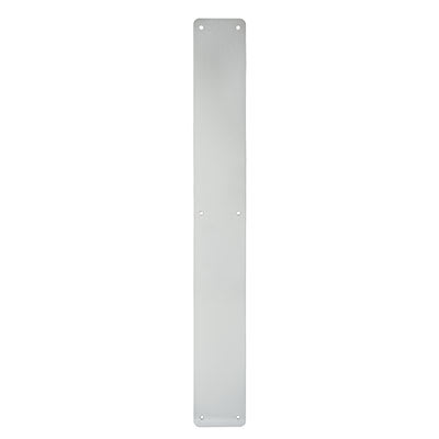 Touchpoint 1.5mm Plain Finger Plate - 600 x 75mm - Satin Aluminium ...