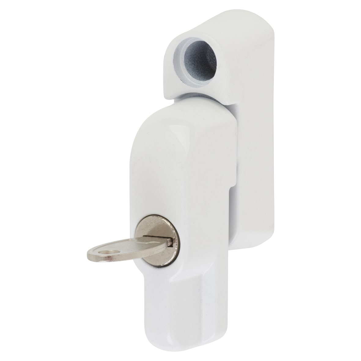 UPVC Locking Sash Jammer - White | IronmongeryDirect | Same Day Despatch