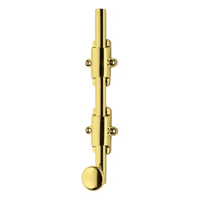 Hampstead French Door Bolt / Flat Section Bolt - 508mm - Polished Brass ...