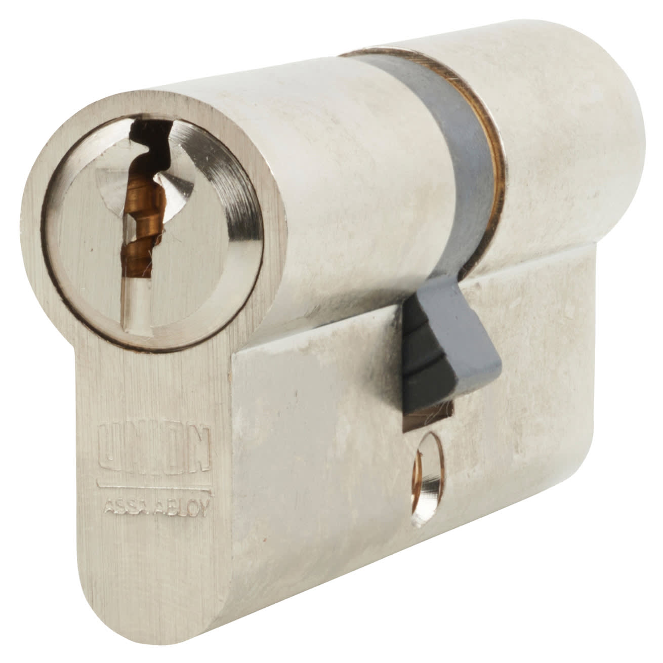 Union 6 Pin 70mm Euro Double Cylinder - 35 + 35mm - Satin Nickel ...