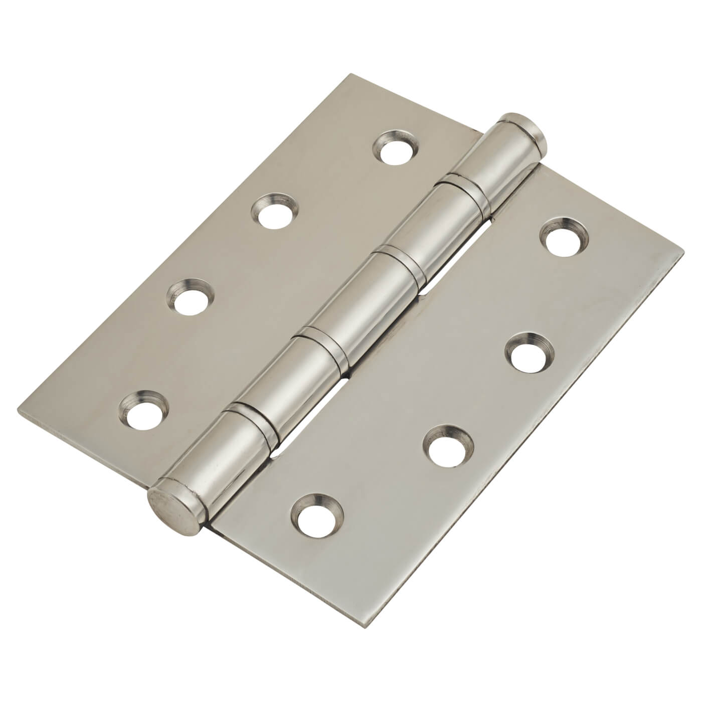 Washered Stainless Steel Hinge - 100 x 76 x 2mm - Polished Stainless ...