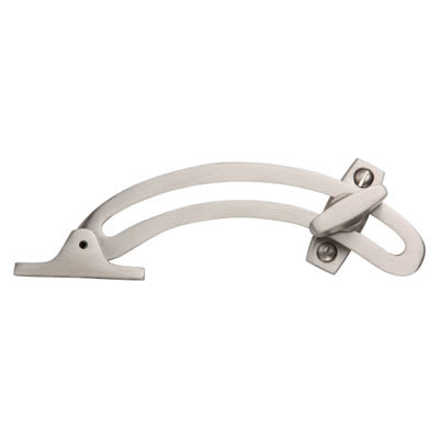 Locking Quadrant Stays - Satin Nickel | IronmongeryDirect | Same Day ...