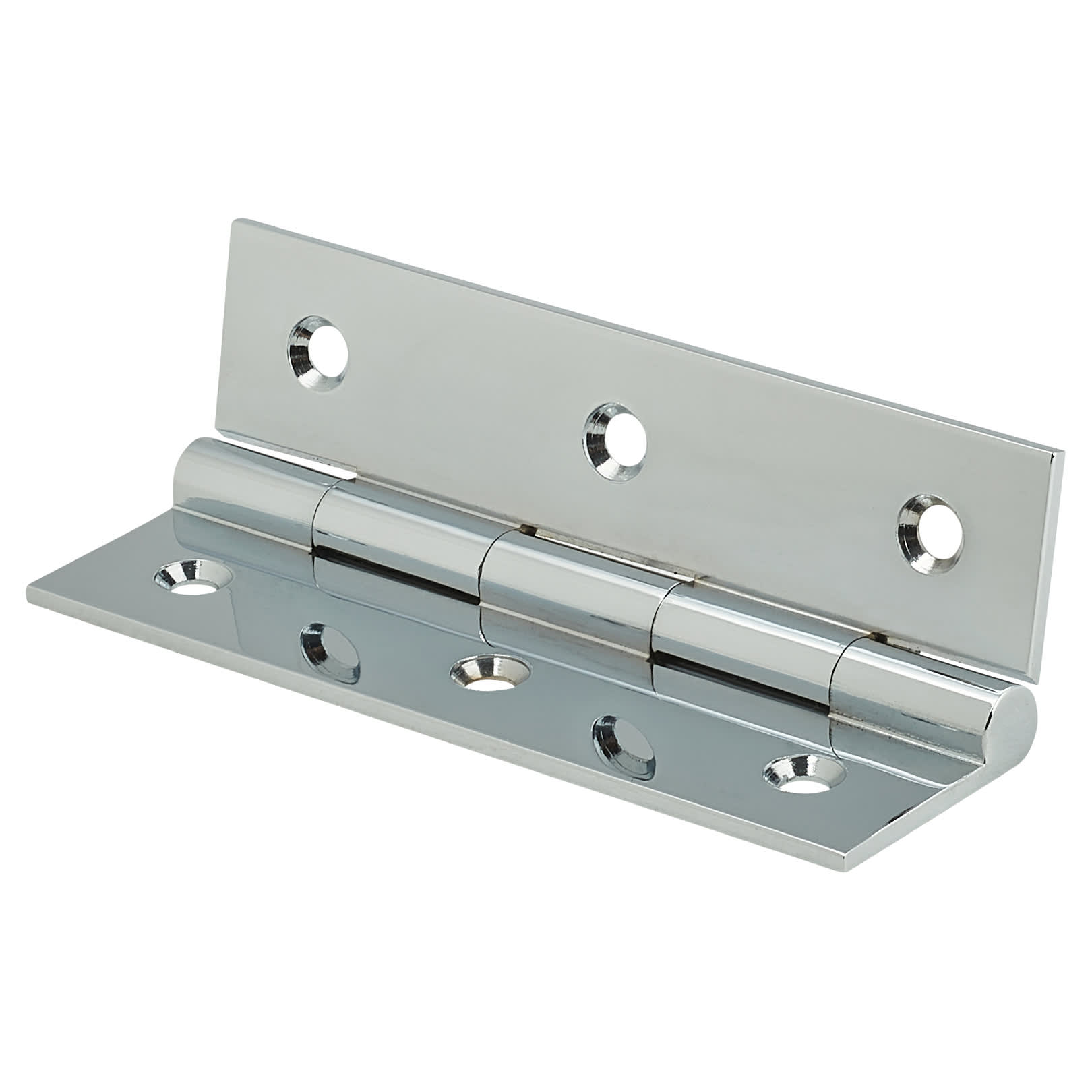 Counter Flap Hinge - 100 x 40 x 3mm - Polished Chrome - Pair ...