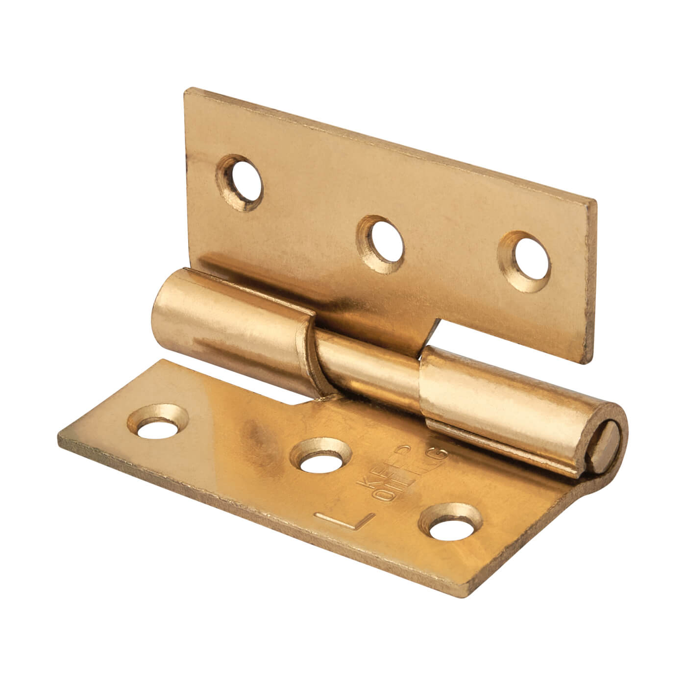 Rising Butt Hinge - 75 x 70 x 2.5mm - Left Hand - Brass Plated - Pair ...