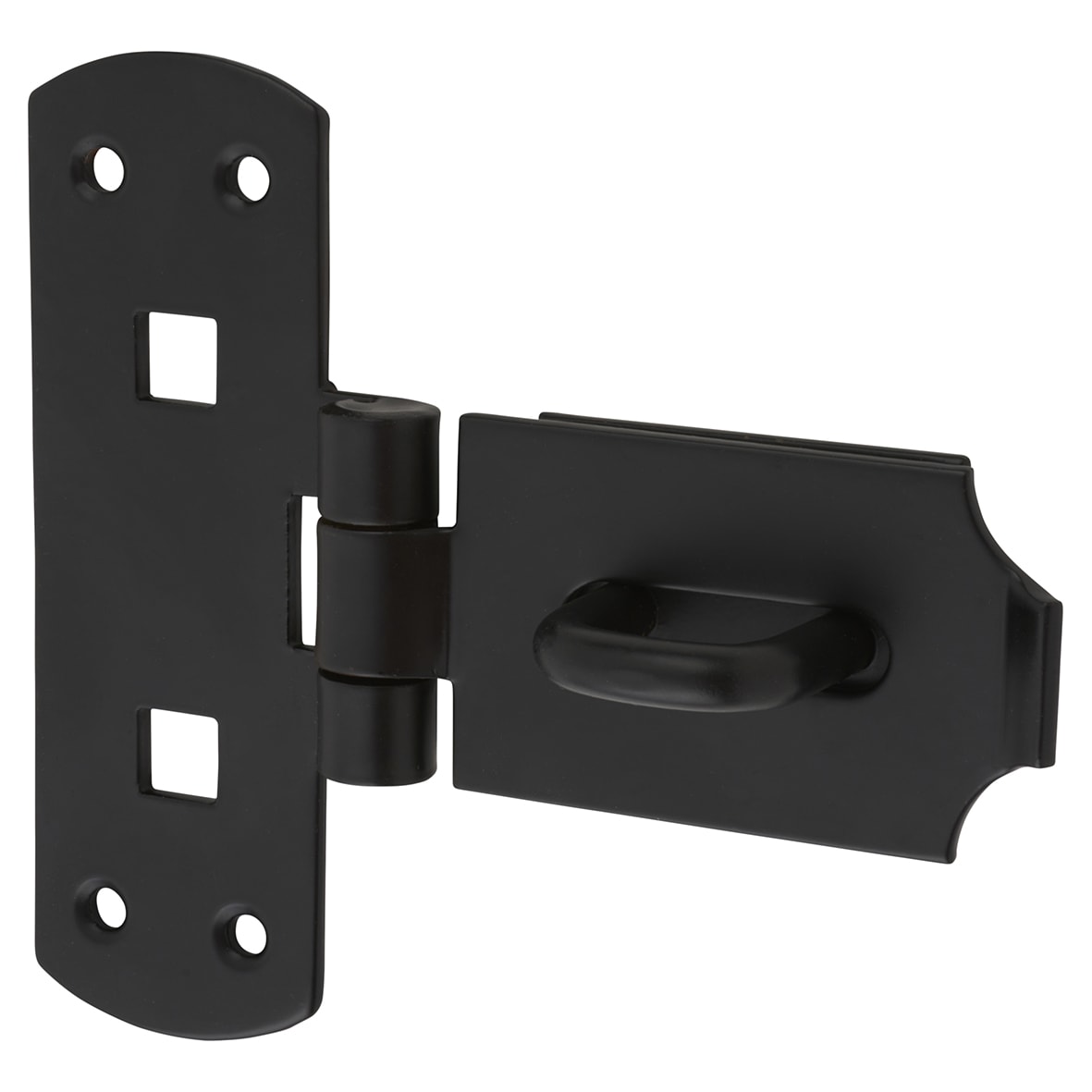 Heavy Pattern Vertical Hasp & Staple - 150 x 50mm - Black ...