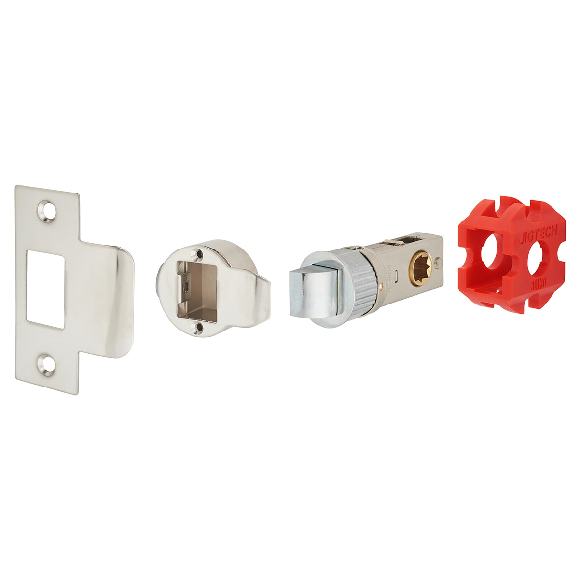 Jigtech Smartlatch Passage Latch - 45mm Backset - Polished Chrome ...