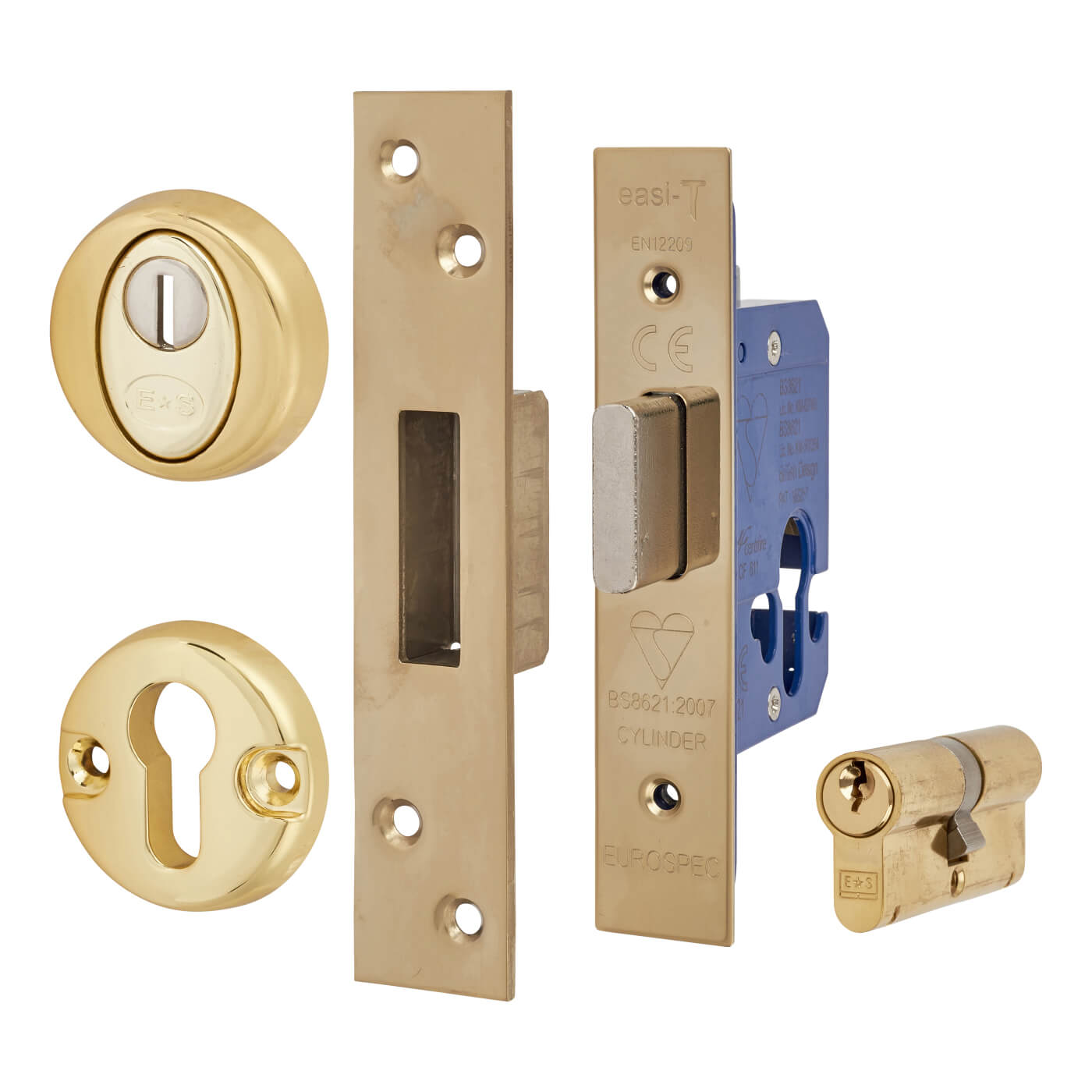 Hampstead BS3621 Euro Deadlock & Double Cylinder - Case 65mm - Backset ...