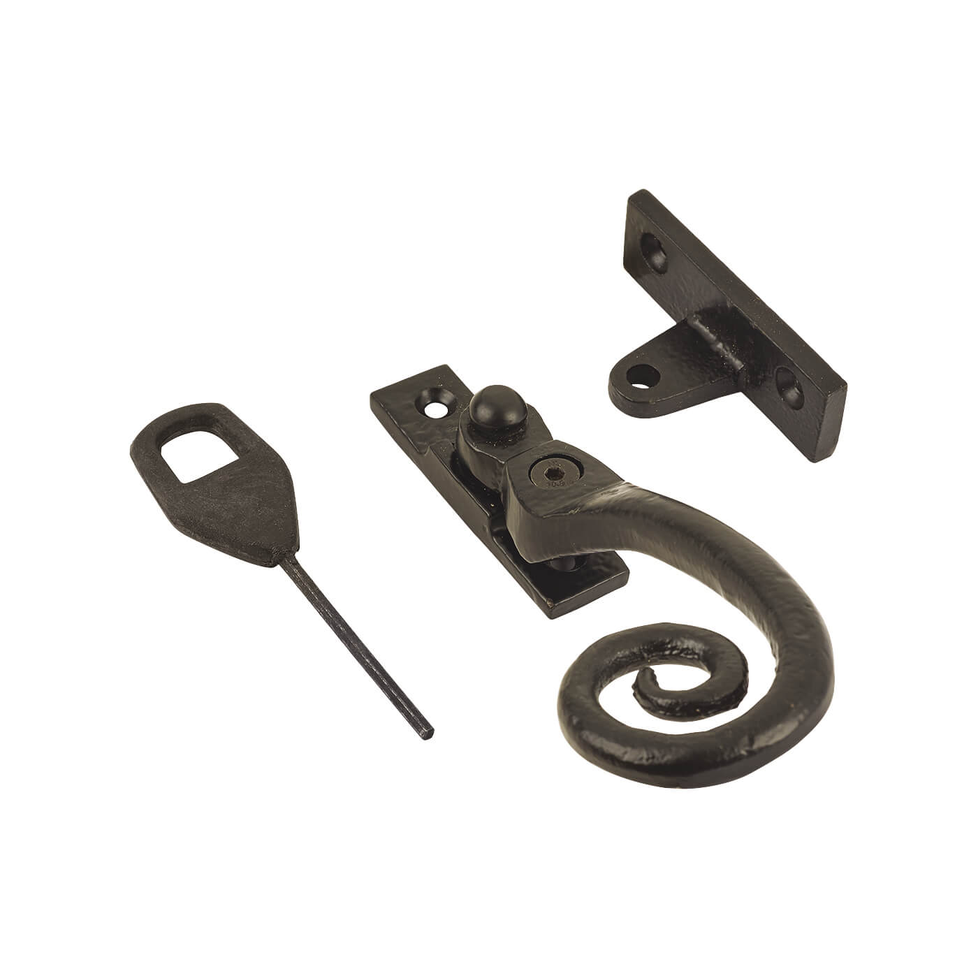 Olde Forge Antique Curly Tail Locking Wedge Window Fastener - Left Hand ...