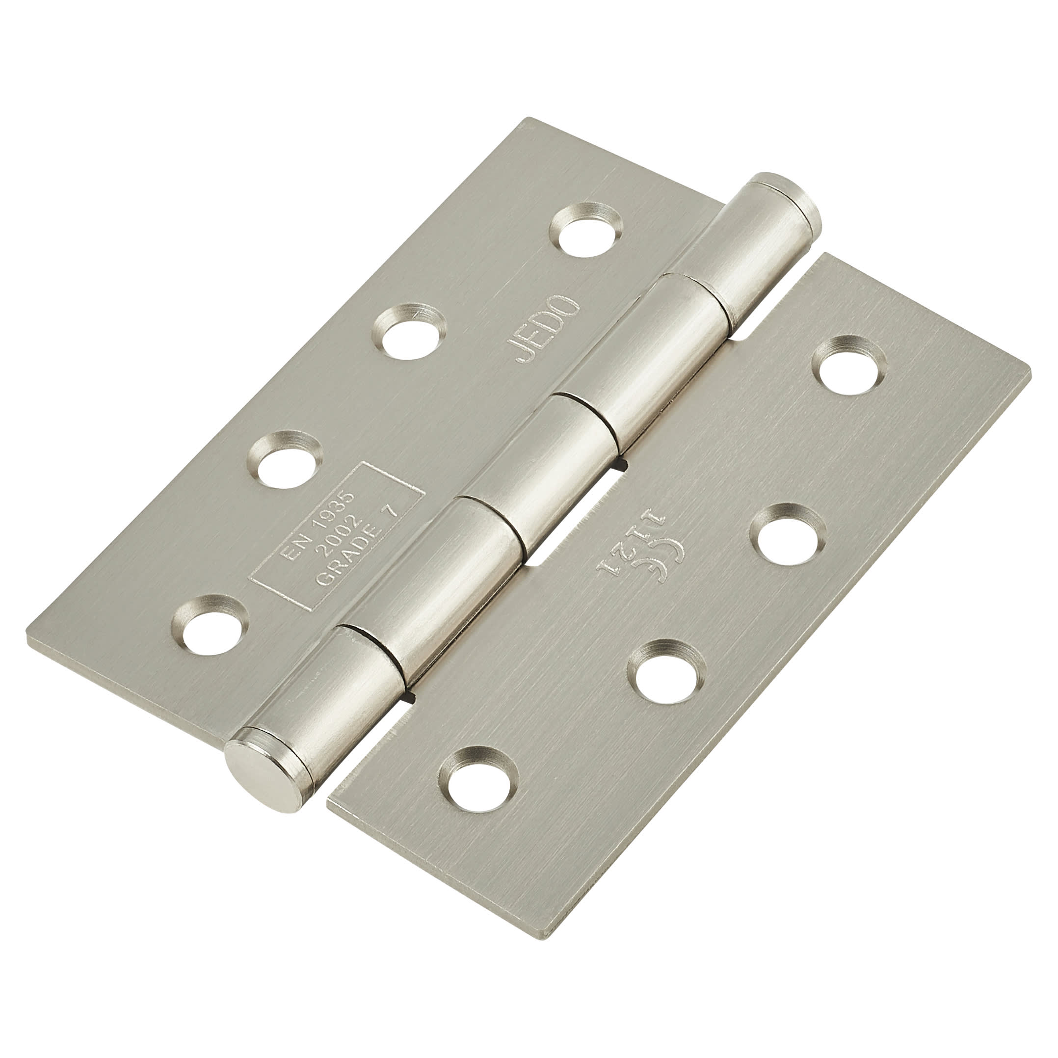 Grade 7 Fire Rated Hinge - Satin Nickel | IronmongeryDirect | Same Day ...