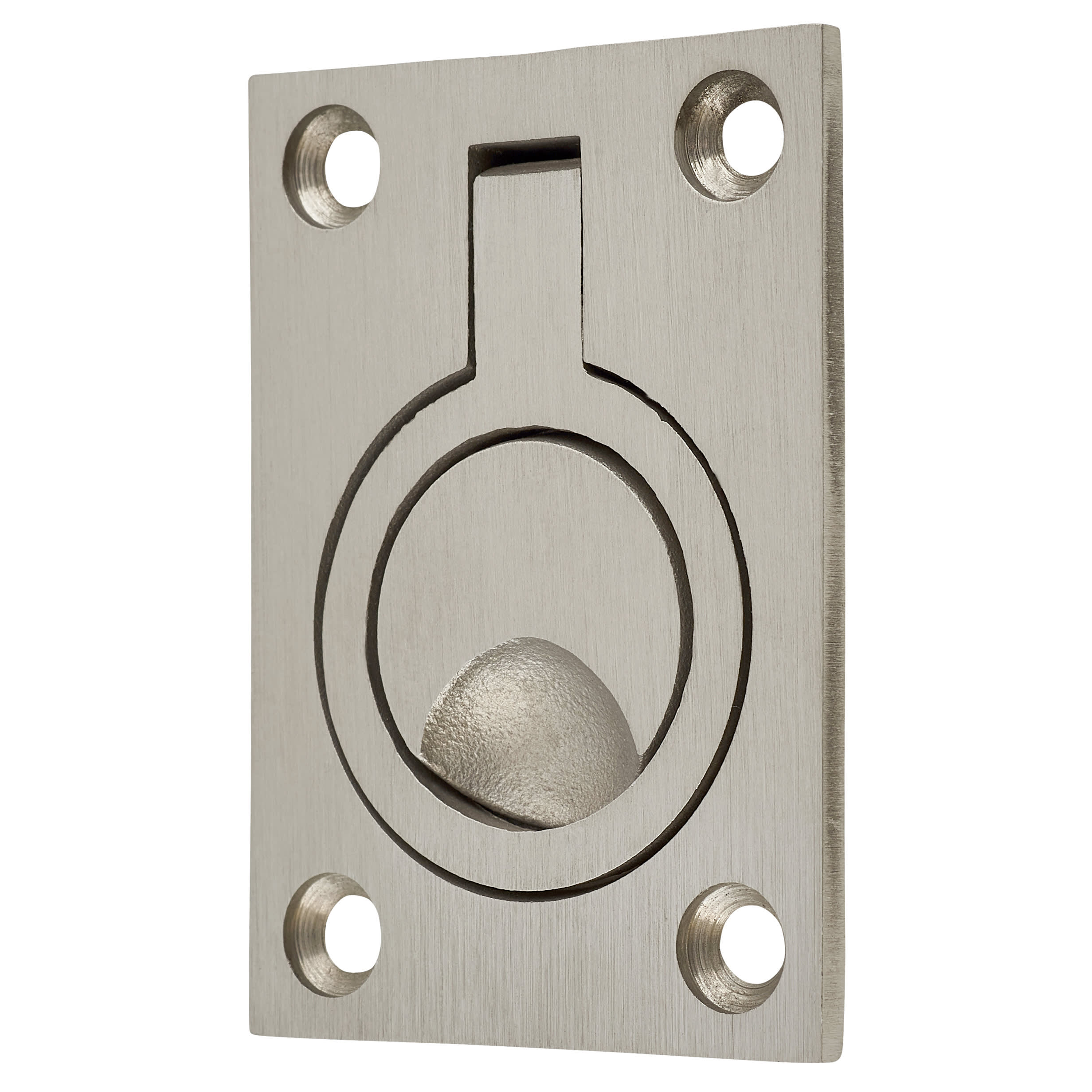 Altro Flush Ring - 62 x 44mm - Satin Stainless Steel ...