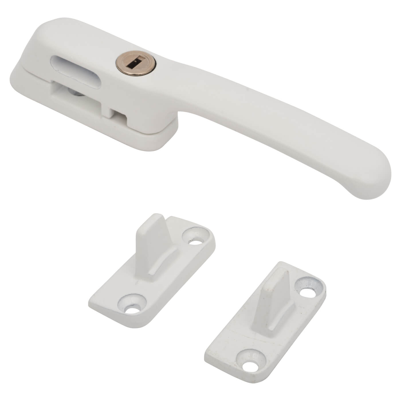 Fab & Fix Craftsman Casement Fastener Locking - White ...