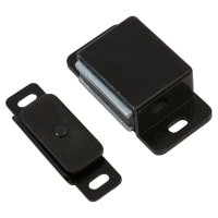 Magnetic Touch Latch for Glass Door c/w Counter Piece 43 x 30mm Black ...