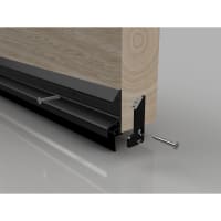 Slimline Rain Deflector & Drip Bar 914mm Mill Aluminium Exitex DFR20 ...