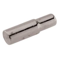 Shelf Support Socket Nickel - Flat | IronmongeryDirect | Same Day Despatch