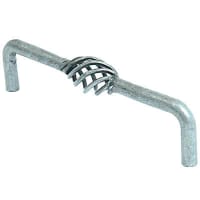 Olde Forge Cage Cabinet Drop Handle - 128mm Centres - Polished Steel ...