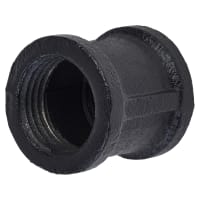 Altro 1/2" Pipe Shelving Iron Threaded Pipe - 12"/300mm Length - Black ...