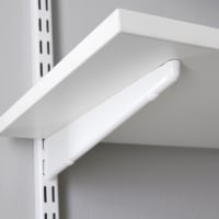 elfa Twin Slot Hanging Rail Bracket - 325mm - White | IronmongeryDirect ...