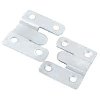 Secret Panel Fixing - 45 x 25 x 32 x 16mm - Zinc Plated - Pack of 10 ...