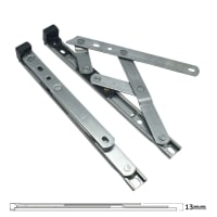 uPVC/Timber Restrictor Window Friction Stay Hinge - 17mm Stack - 12 ...