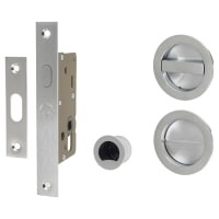 Klug Round Flush Privacy Set with Bolt - Stainless Steel Grade 304 ...