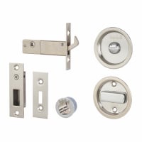 Klug Round Flush Privacy Set with Bolt - Stainless Steel Grade 304 ...