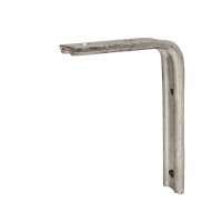 Altro Fluted Steel Angle Bracket - 250 x 200mm - Galvanised - Pack of 5 ...