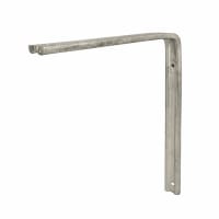 Altro Fluted Steel Angle Bracket - 250 x 200mm - Galvanised - Pack of 5 ...