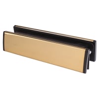 Trojan Letter Plate - 300 x 70mm - 40-80mm Door Thickness - Polished ...