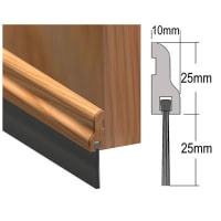 Stormguard BRYDALE-X Seal - 1219mm Length - Brush Size 31mm - Wood ...