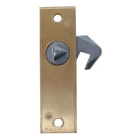 Angled Latch Plate - 35 x 24 x 15mm - Polished Brass ...