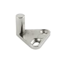 Angled Latch Plate - 35 x 24 x 15mm - Polished Brass ...