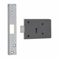 Fire Brigade FB2 Rim Deadlock - 110mm Case - 45mm Backset - Left Hand ...