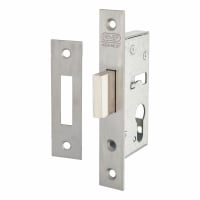 Nemef 9600 Narrow Style Euro Deadlock - 45mm Case - 30mm Backset ...