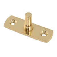 Locking Casement Window Stay Pin - Polished Brass | IronmongeryDirect ...