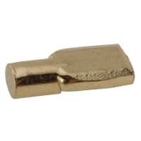 Shelf Support Socket - Polished Brass - Pack of 50 | IronmongeryDirect ...