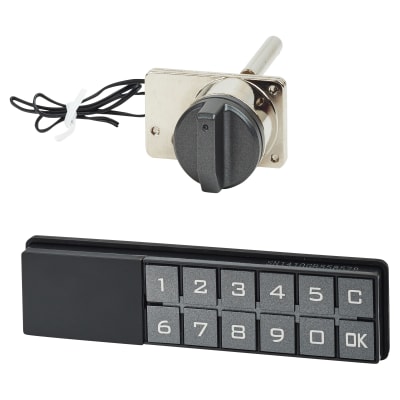 Code Operated Central Drawer Lock - Horizontal Keypad | IronmongeryDirect