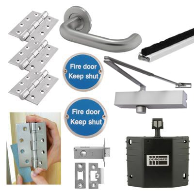 Medium Duty Fire Door Kits | Hinges & Closers