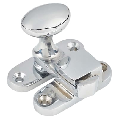 Jedo Throw Over Latch - 53mm - Polished Chrome | IronmongeryDirect